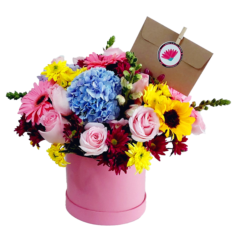 Box rosa multifloral – De Ramito en Ramito